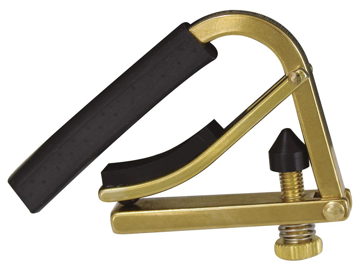 Shubb Capo Standard Capo Acoustic Brass C1b