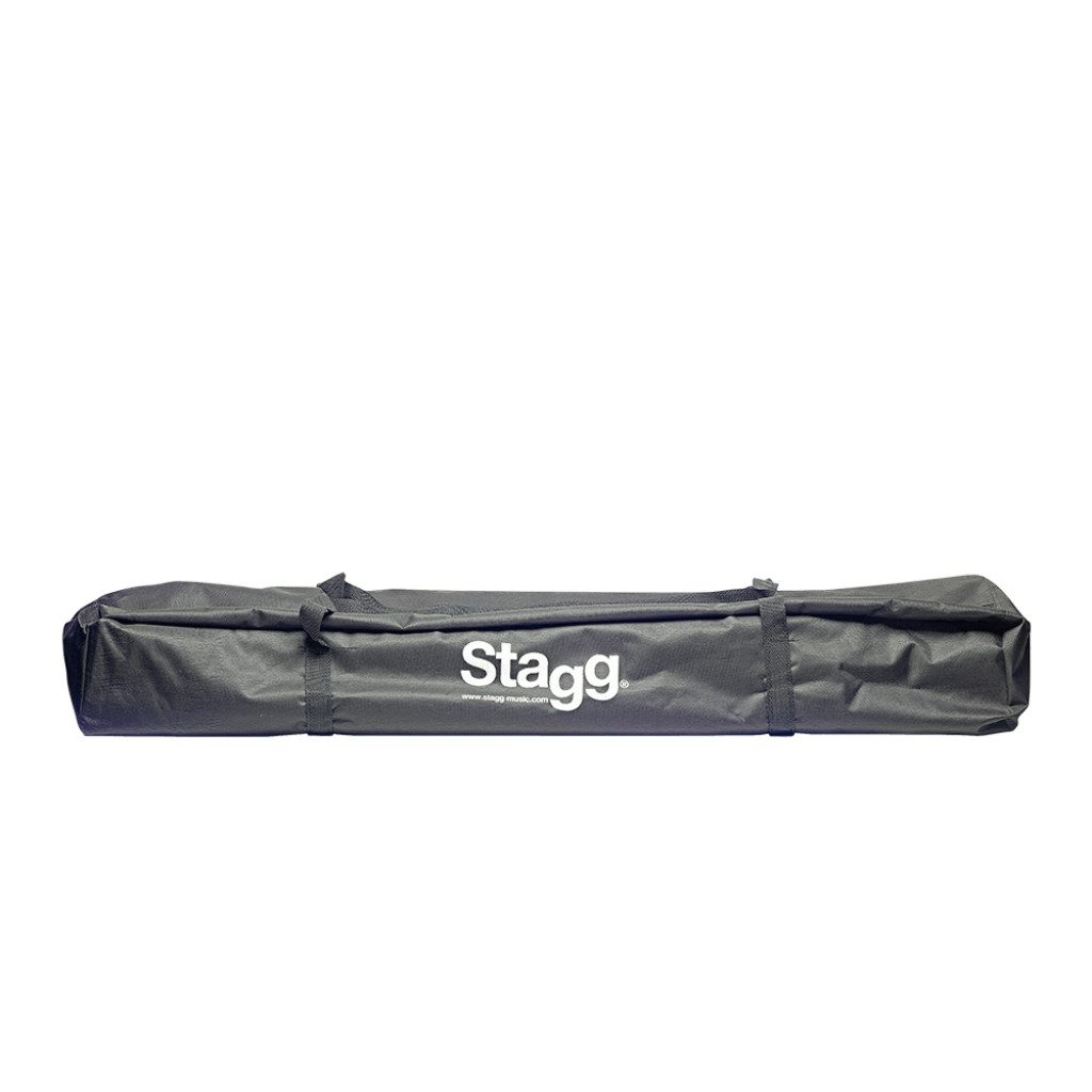 Stagg SPS-0620 Metal speaker stand pair with folding legs w/Carrying Case