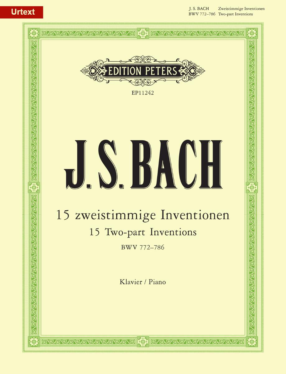 J.S. Bach 15 Two Part Inventions - Piano