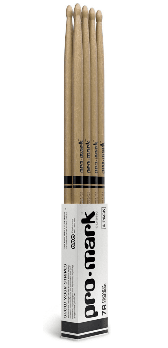 Pro Mark 7A Hickory Forward - 4 Pack