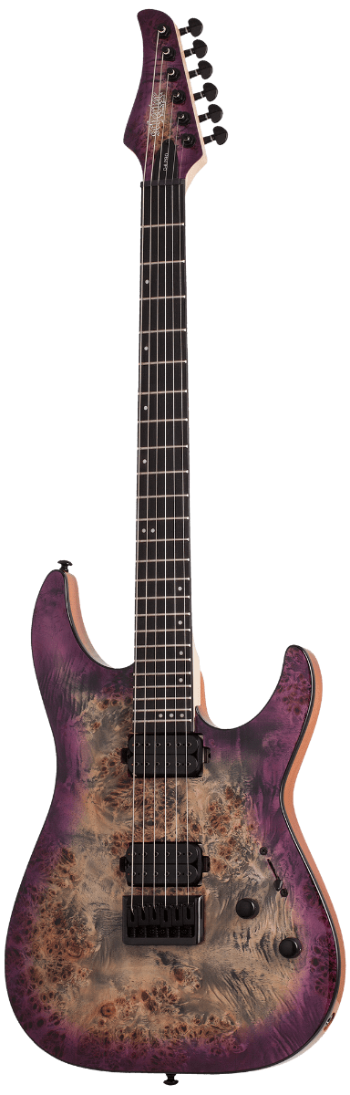 Schecter C-6 Pro Aurora Burst