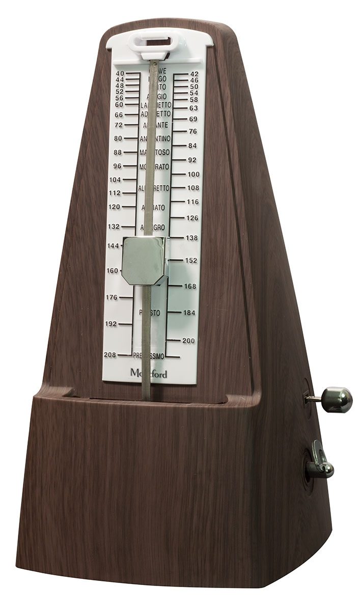 Montford Pyramid Metronome - Satin Wood Finish