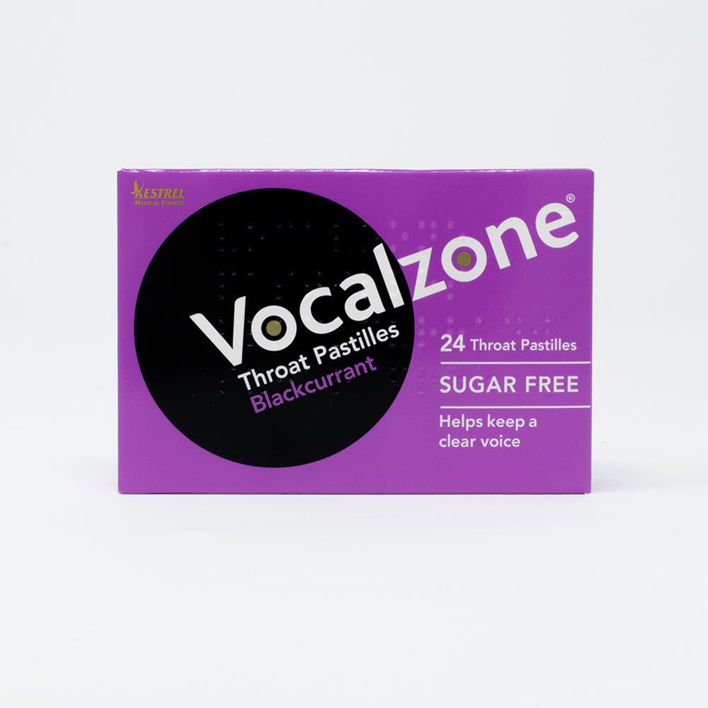 Vocalzone Throat Pastilles - Blackcurrant