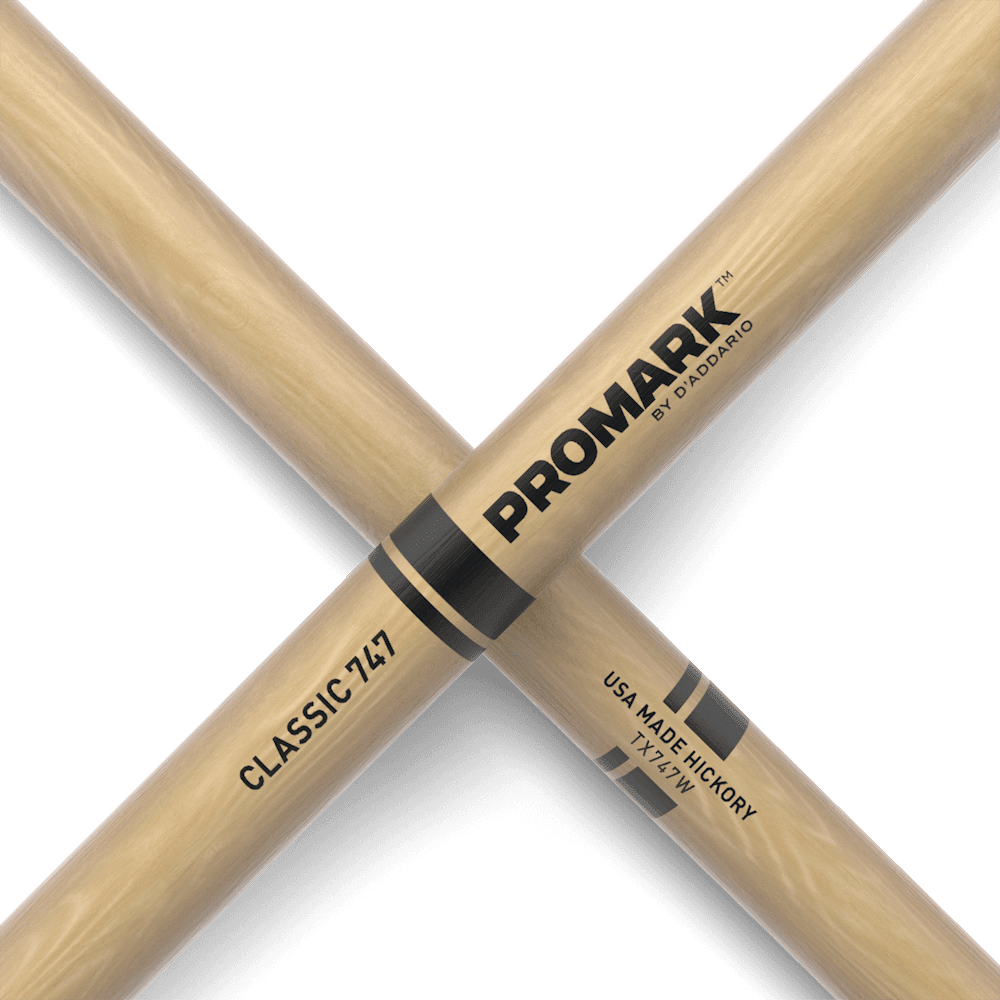 Pro-Mark Hickory 747 Classic Wood Tip