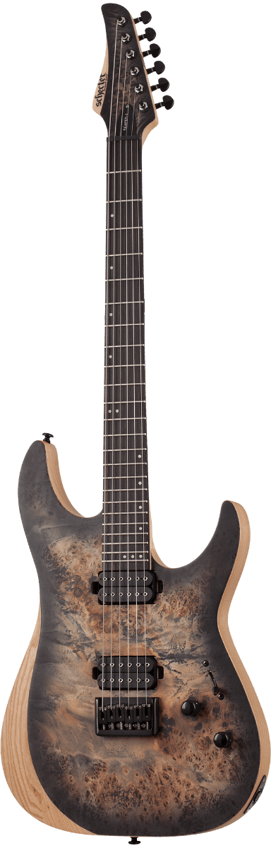 Schecter Reaper-6 Satin Charcoal Burst