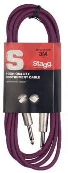 Stagg 3M/10FT Purple Instrument Cable S-Series