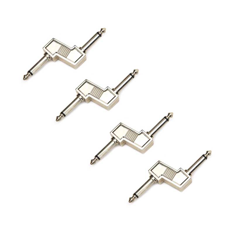 Tomsline Z Type 6.35mm Connectors for Guitar Effect Pedals - Set of 4 ...