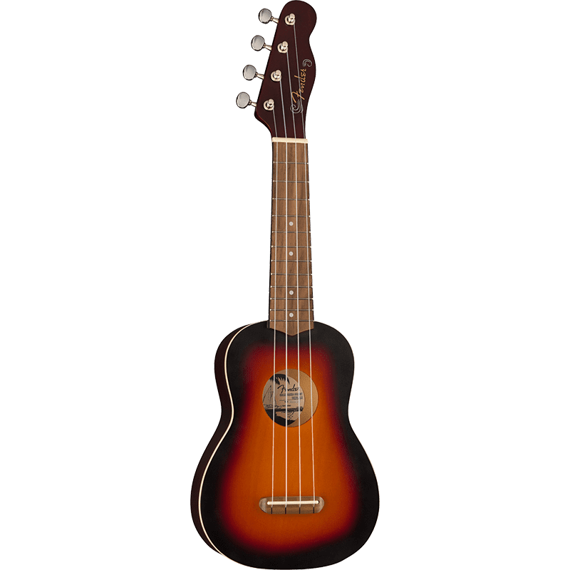 Fender Venice Soprano Ukulele WN - Daphne Blue