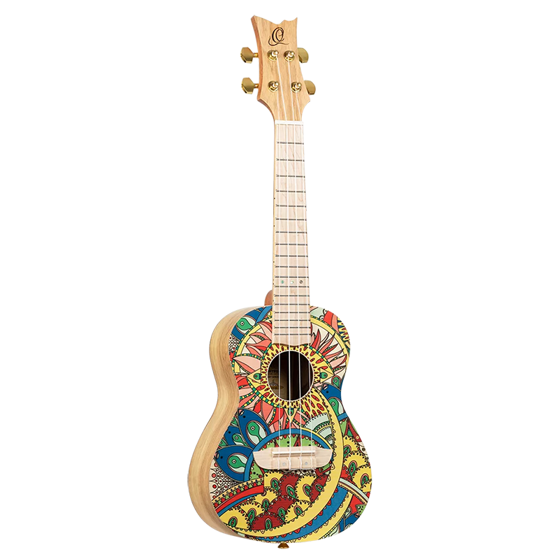 Ortega RUAR-HY Art Series Concert Ukulele - Catalpa Mystic India ...