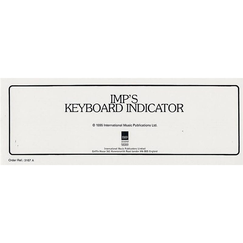 IMP - Keyboard Indicator - Fold-Out Chart - promusica.ie