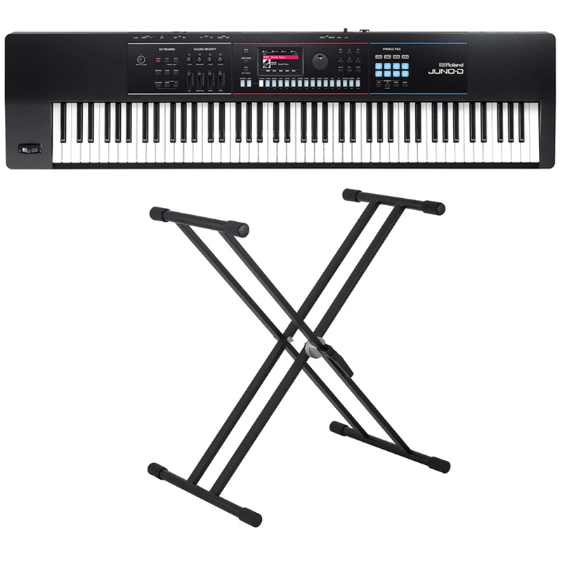 Roland JUNO-D8 - w/Double Braced Keyboard Stand - promusica.ie