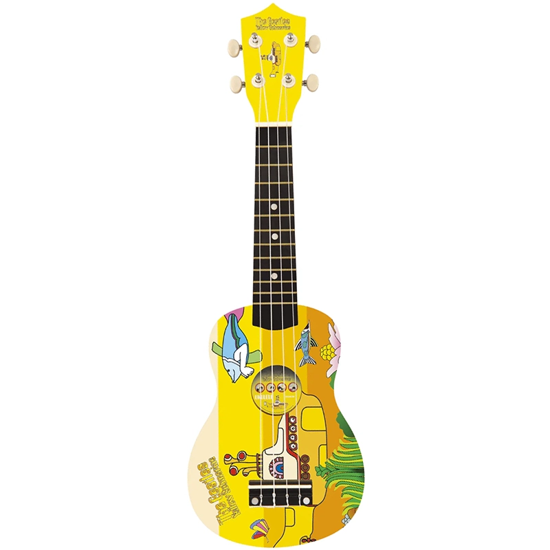 The Beatles Yellow Submarine Ukulele - Yellow - promusica.ie