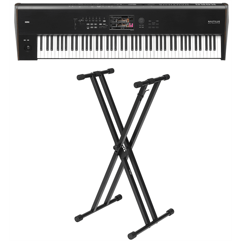 KORG Nautilus 88 - 88-Note Music Workstation w/Double Braced Keyboard ...