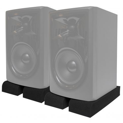 Quilace Studio Monitor Isolation Pads - Black - promusica.ie