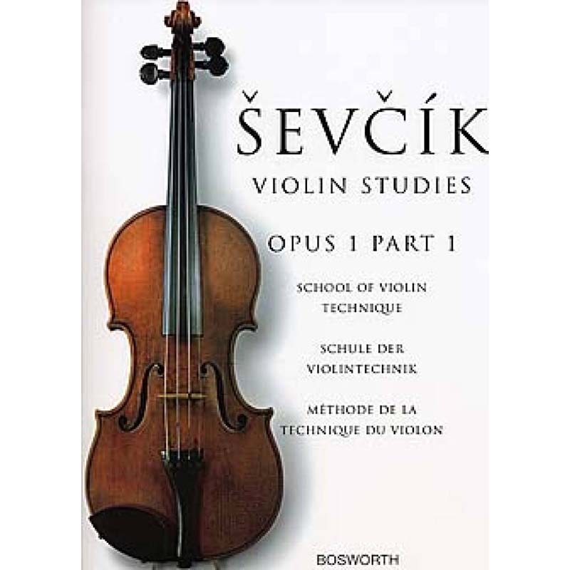 Sevcik - School Of Violin Technique - Opus 1 - Part 1 - promusica.ie
