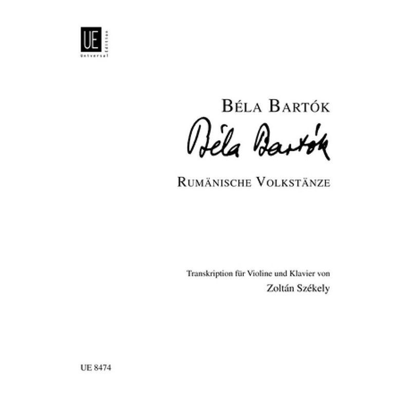 Béla Bartók - Romanian Folk Dances - promusica.ie