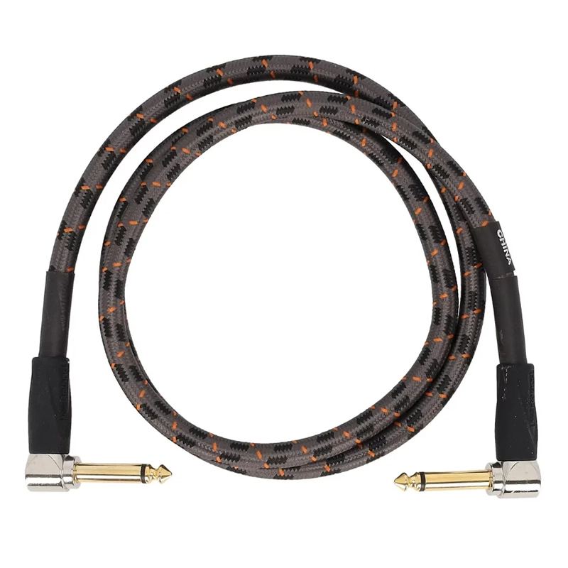 Roland Gold Series - RIC-G3AA - 1m/3ft Instrument Patch Cable - Angled ...